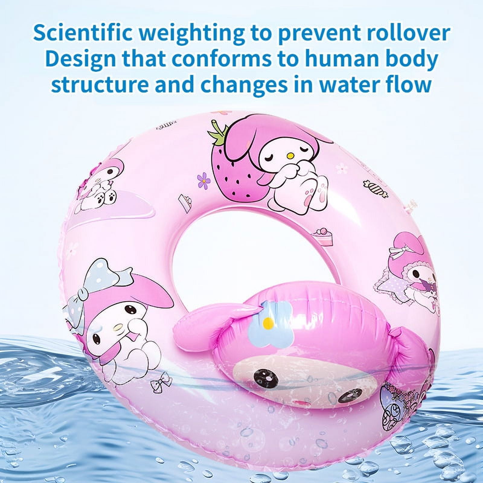 Children's Swimming Circle Personalized Print PVC Cartoon Kuromi ...