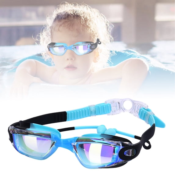 Children's Swimming Goggles Fog/ Goggles With Earplugs And Nose Clips ...