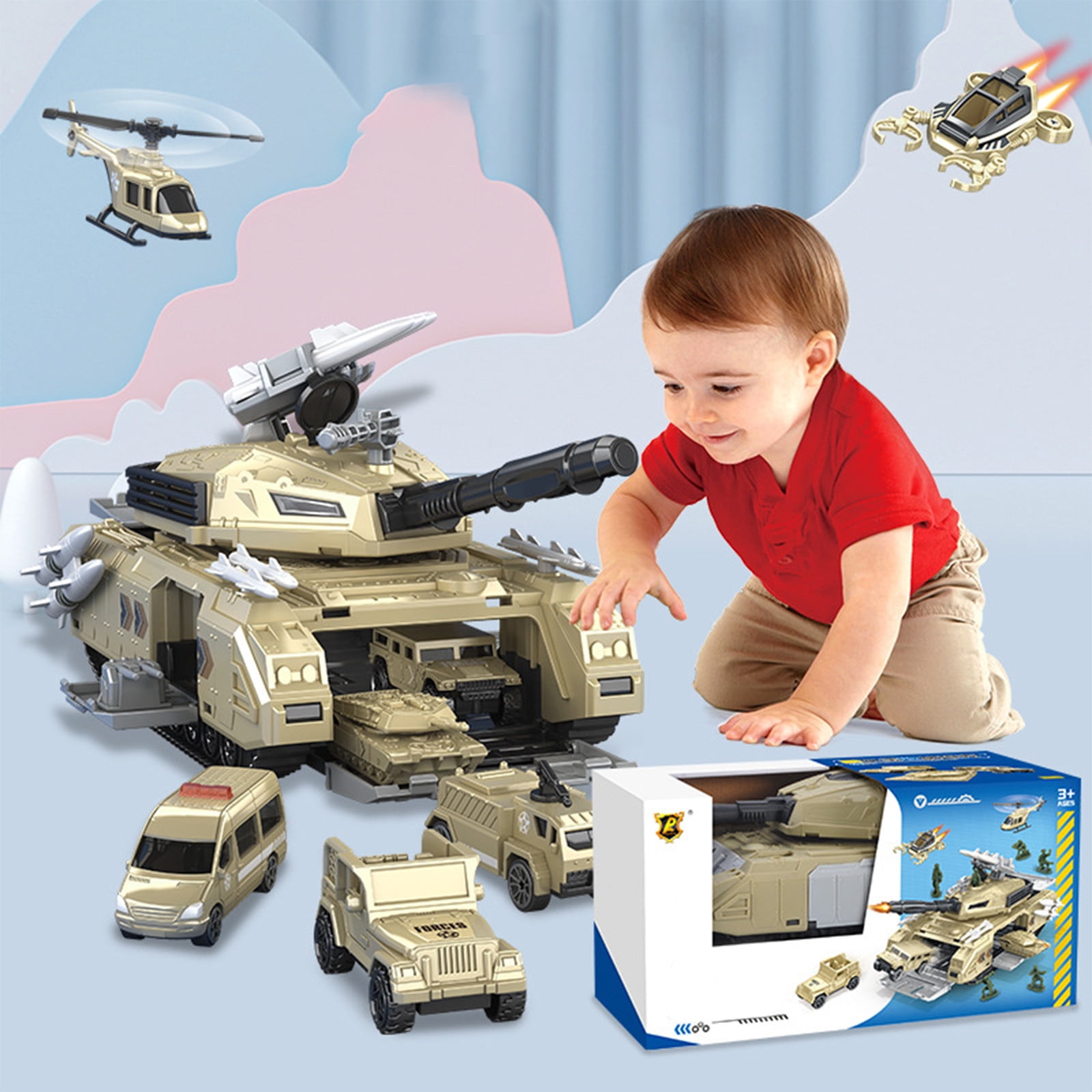 Children's Tank Military Base Combination Series Toys Wholesale ...