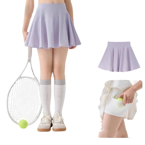 Children's Tennis Skirt For Girls Half Length Skirt For And Summer ...