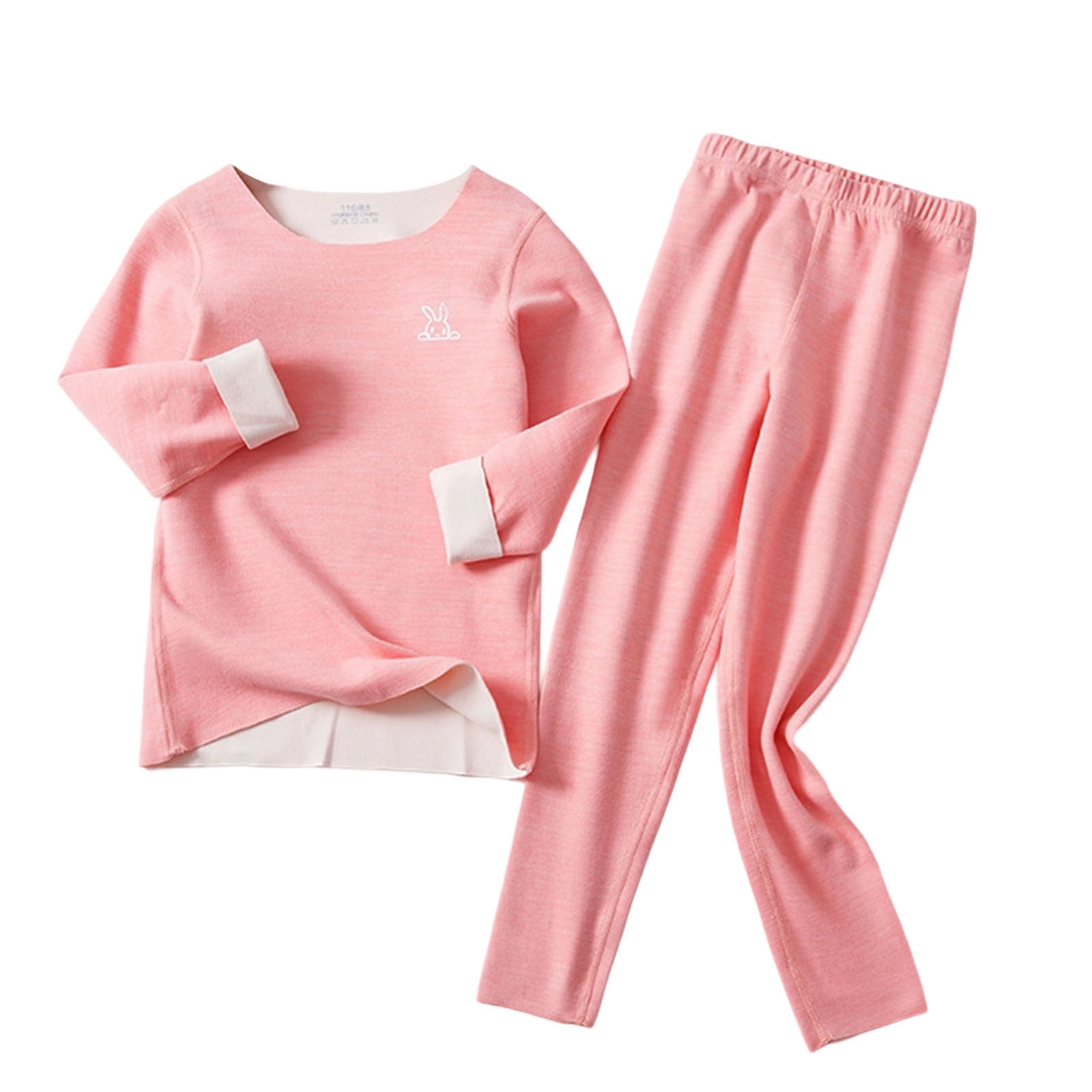 Children's Thermal Underwear Set Home Wear Thin Fleece Baby's Fall ...