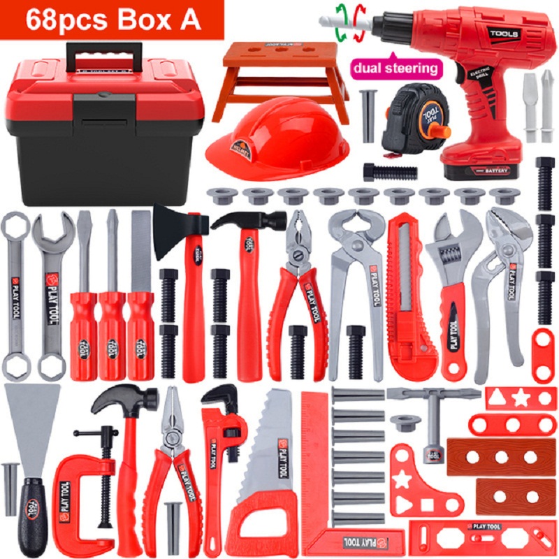 Children's Toolbox Engineer Simulation Repair Tools Pretend Toy ...