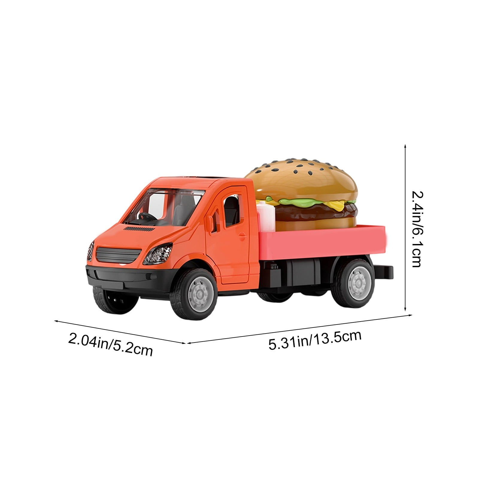 Children's Toy Boy Simulation Burger Car Toy Car Model Gift - Walmart.com