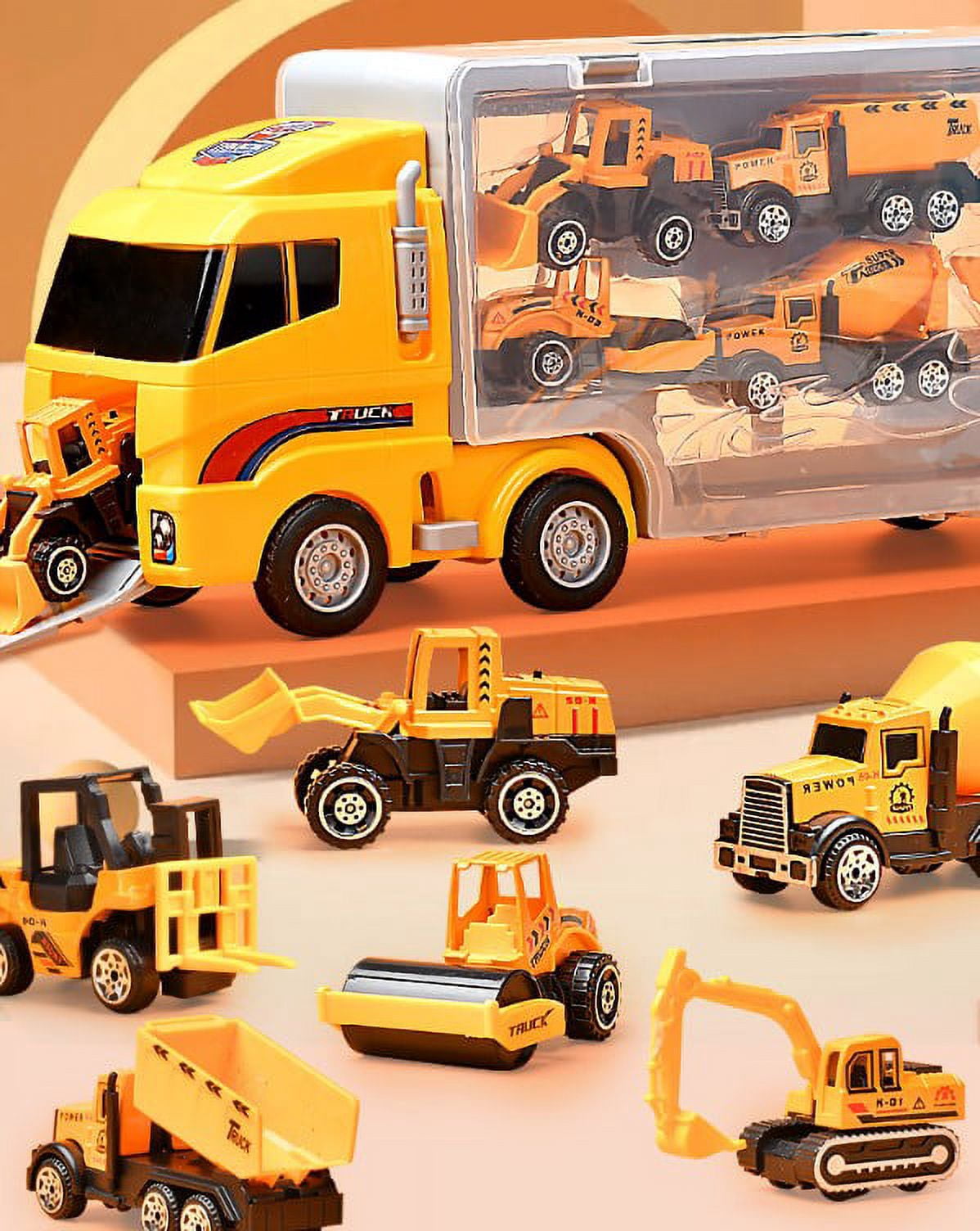 Children's Toy Car Alloy Storage Engineering Car Inertia Skid Model ...