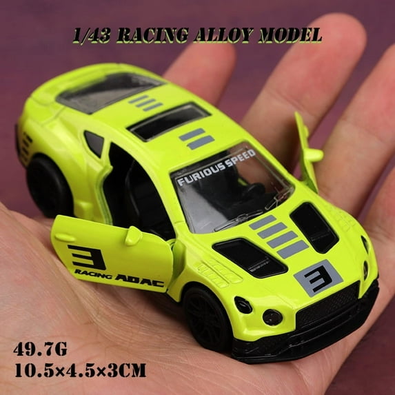 Children's Toy Car Realistic Alloy Windback Sports Vintage Car Model ...
