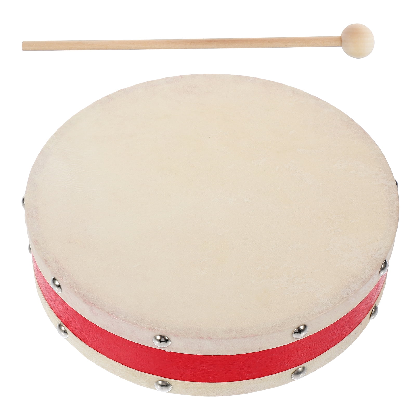 Children's Toy Tambourine Wood Drum Instrument Hand Music Festival ...