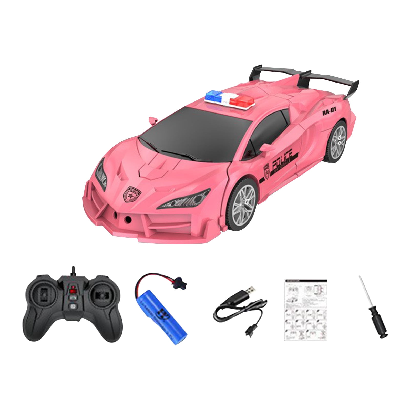 Children's Toys, Gifts，Remote Controlled Transformation Robot 2.4G ...