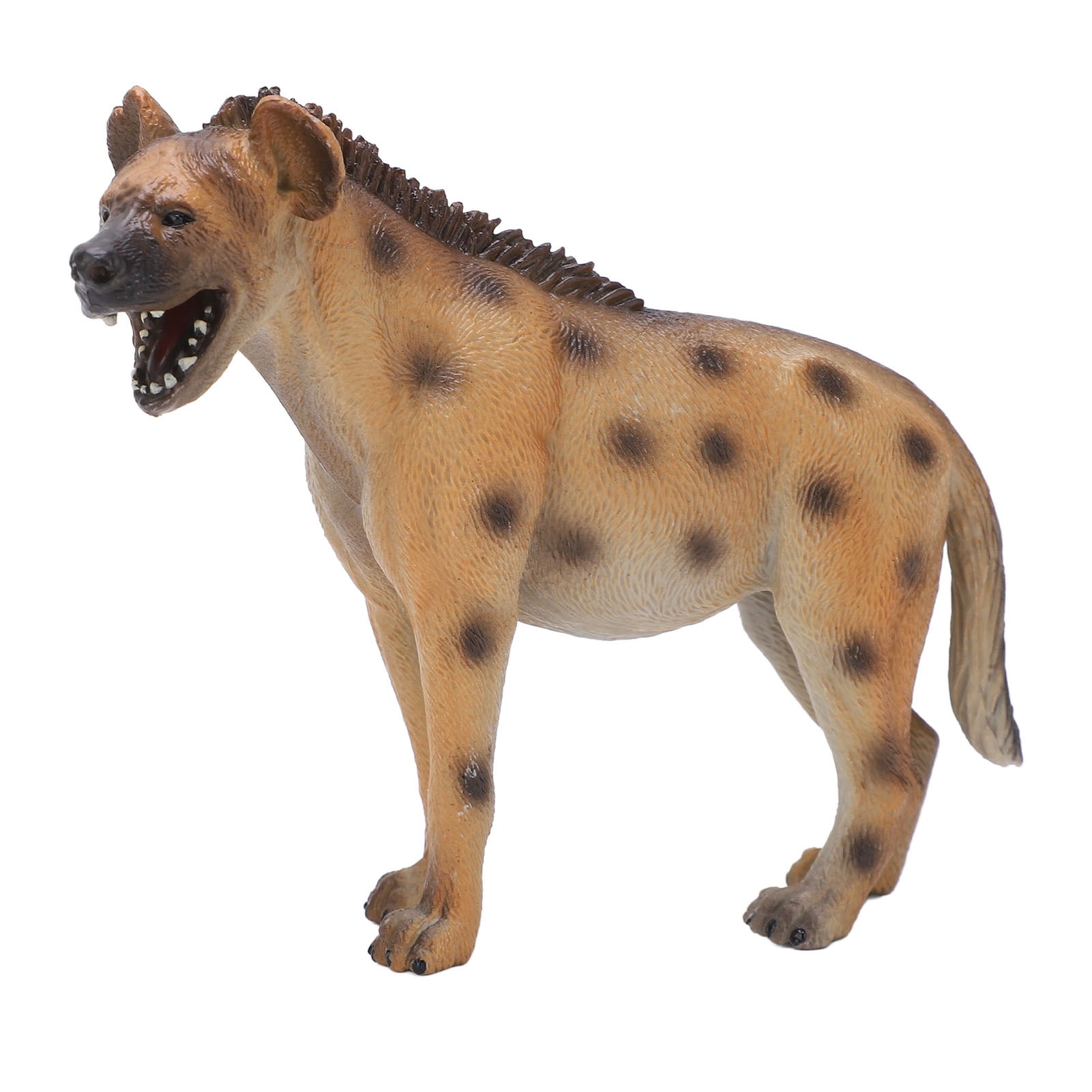 Children's Toys Static Solid Animal Model Mini Hyena Plastic Ornament ...
