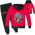 Children's Ultraman Zipper Hooded Jacket Sweatshirt Sets Boys Girls ...