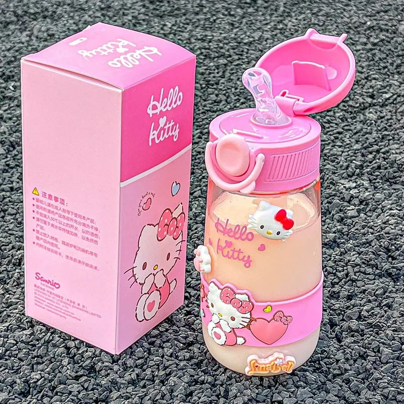 Children's Water Cup School Boys Cute Sanrioed Hello Kittys Cup with ...