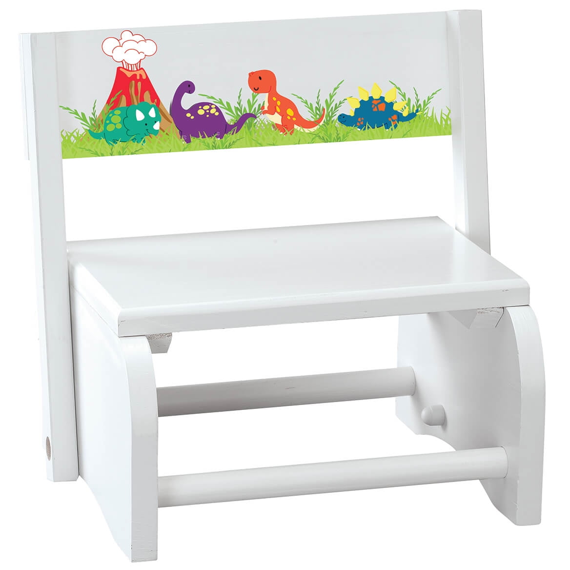 Children's White Dinosaur Step Stool - Walmart.com