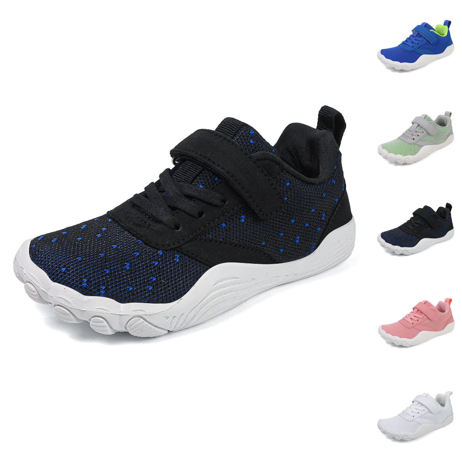 Children's Wide Head Barefoot Five Finger Soft Sole Casual Shoes Sneakers for Boys Girls Youth ...