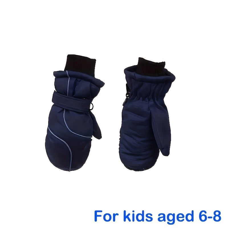 Children's Winter Mittens for Ages 6-8 | Soft Polyester Fabric | Cute ...