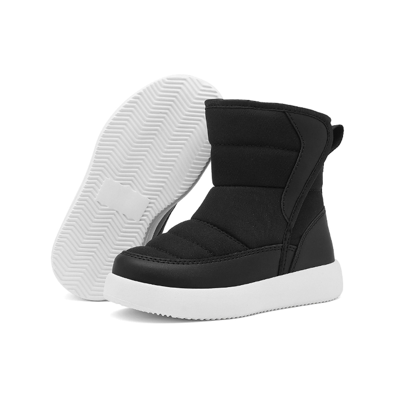 Children's Winter Solid Color Boots for Boys and Girls Non- Warm Boots ...
