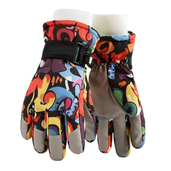 Children's Winter Thermal Ski Gloves for Outdoor Cycling and Sports ...