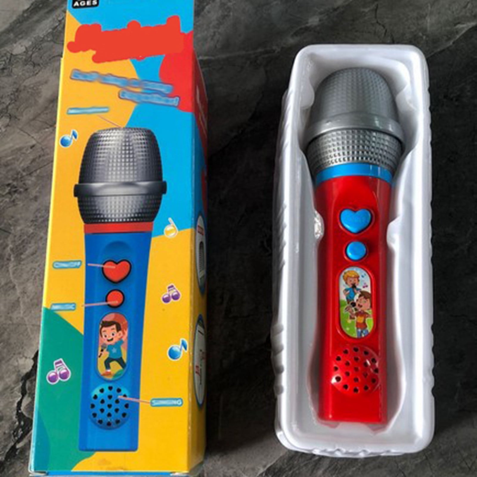 Children's Wireless Microphone Microphone Toy Baby Singing Small Mimics ...