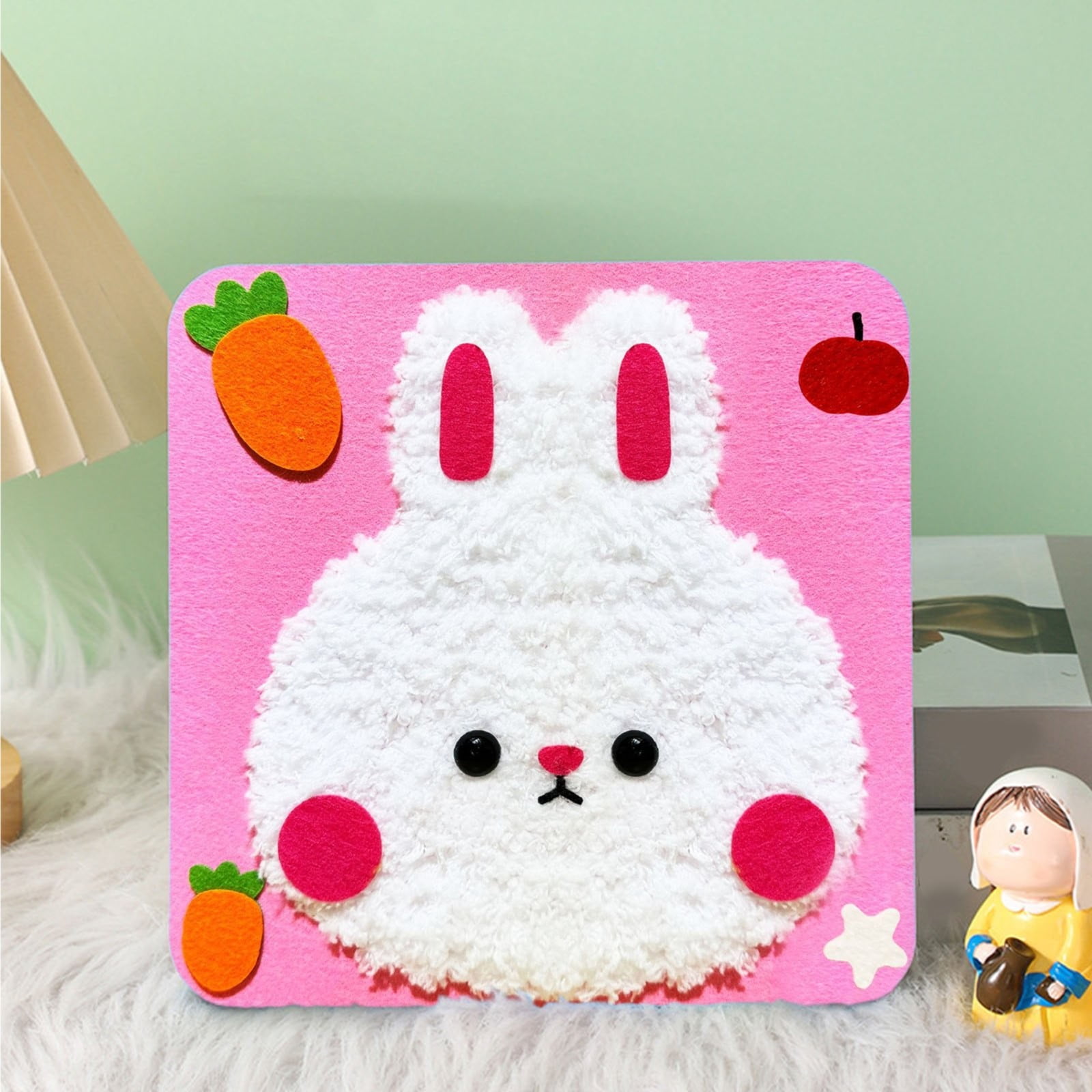 Children's Wool Craft Kit Handmade Wool Painting And Embroidery ...
