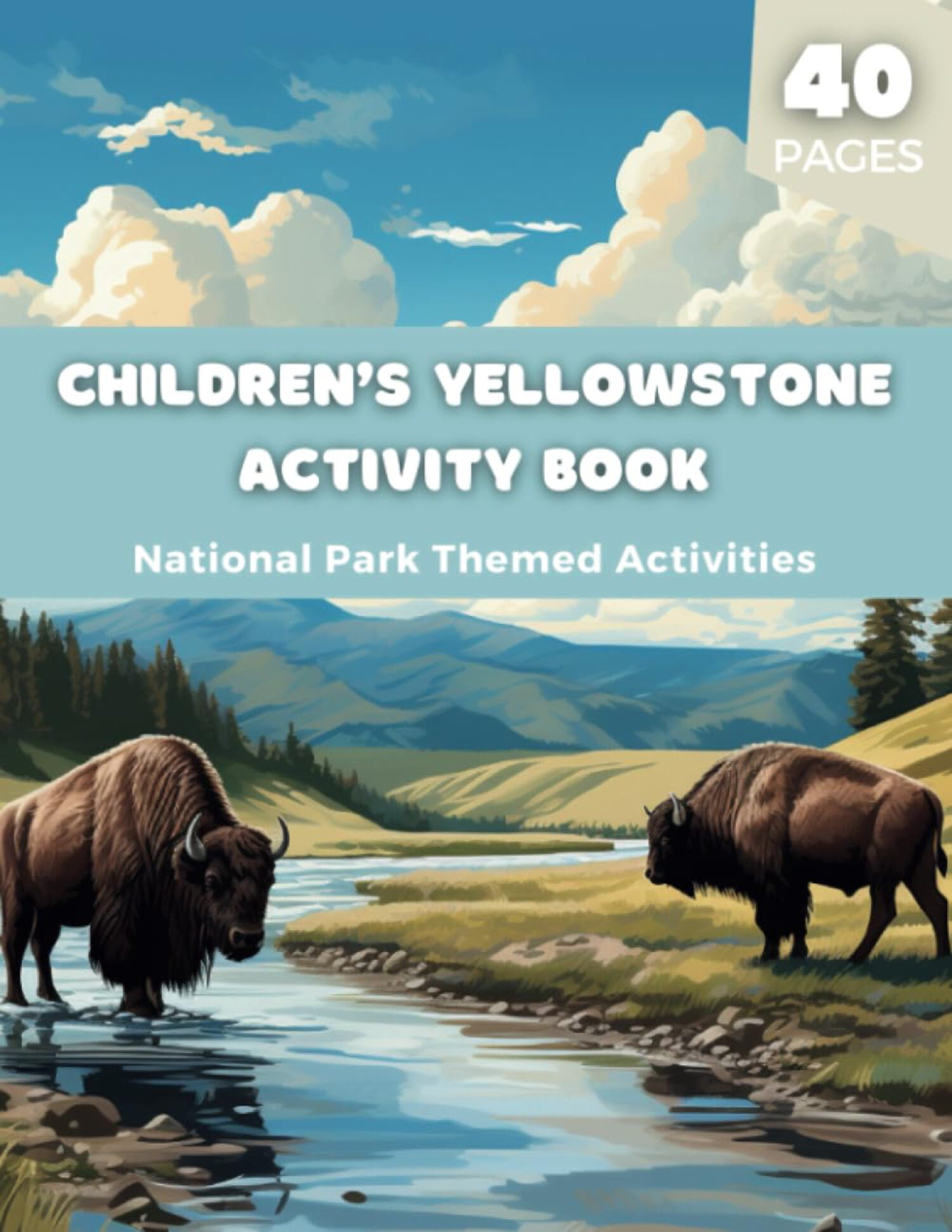 Children's Yellowstone Activity Book: National Park Themed Activities ...