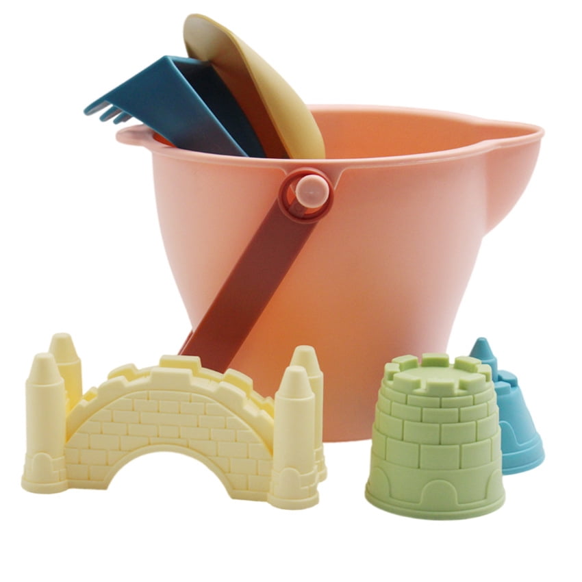 Children's beach sensory bucket toys Children's beach play toys parent ...