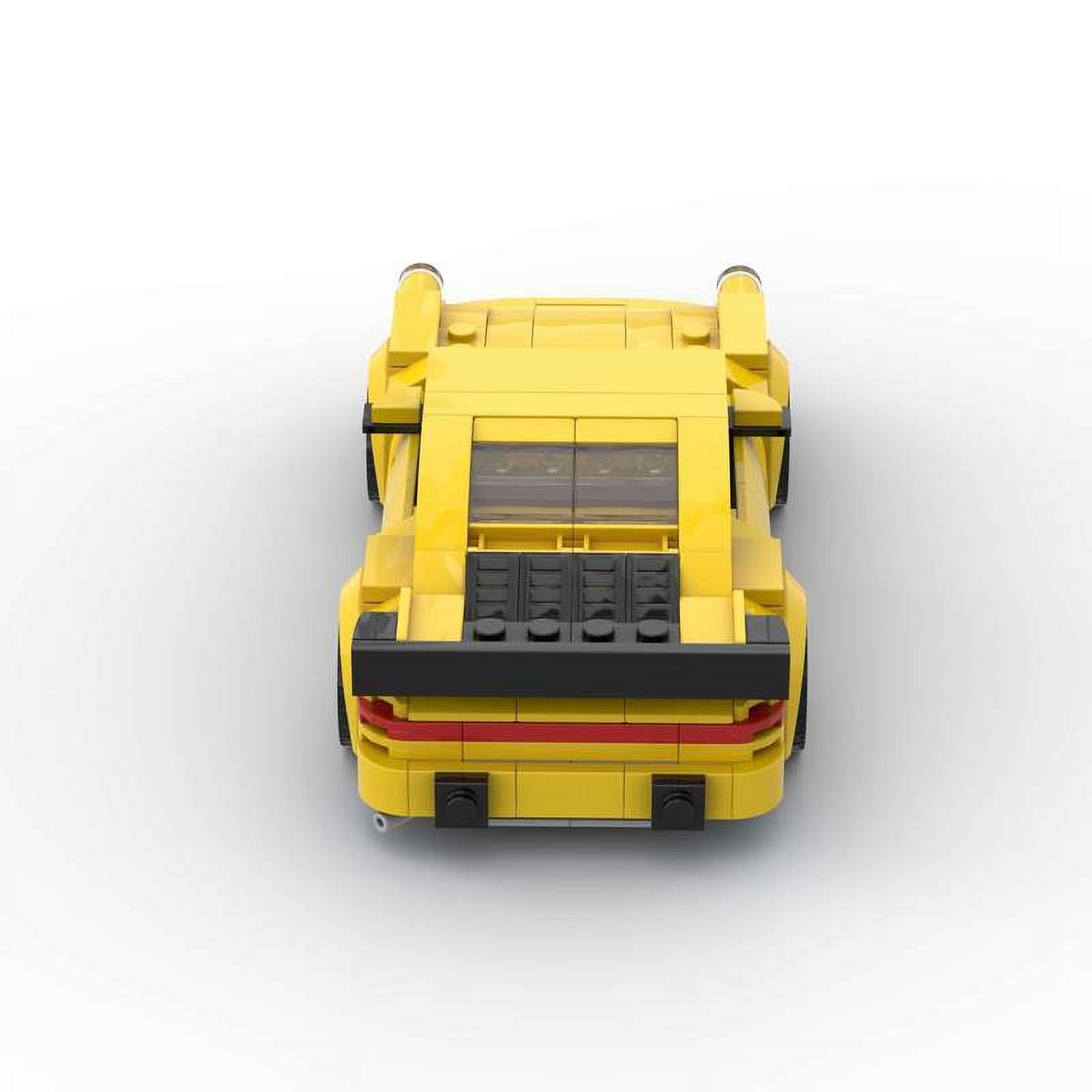 Children's building block racing car moc model puzzle toy assembly ...