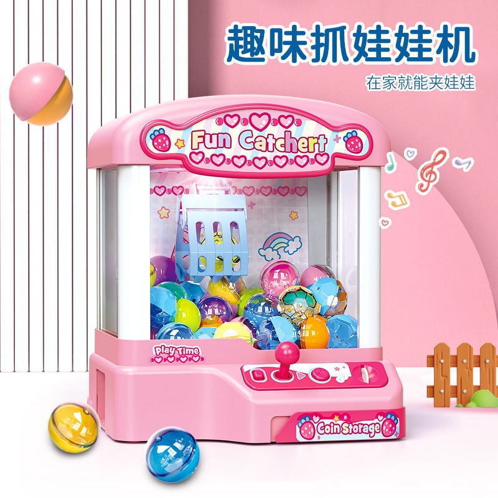 Children's electric crane machine small mini sound and light coin ...
