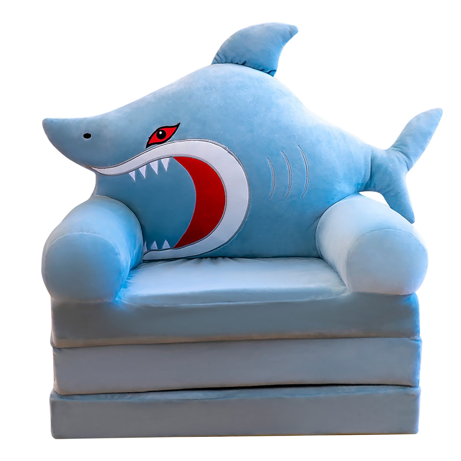 Children's folding sofa Shark model Foldable children's sofa backrest ...