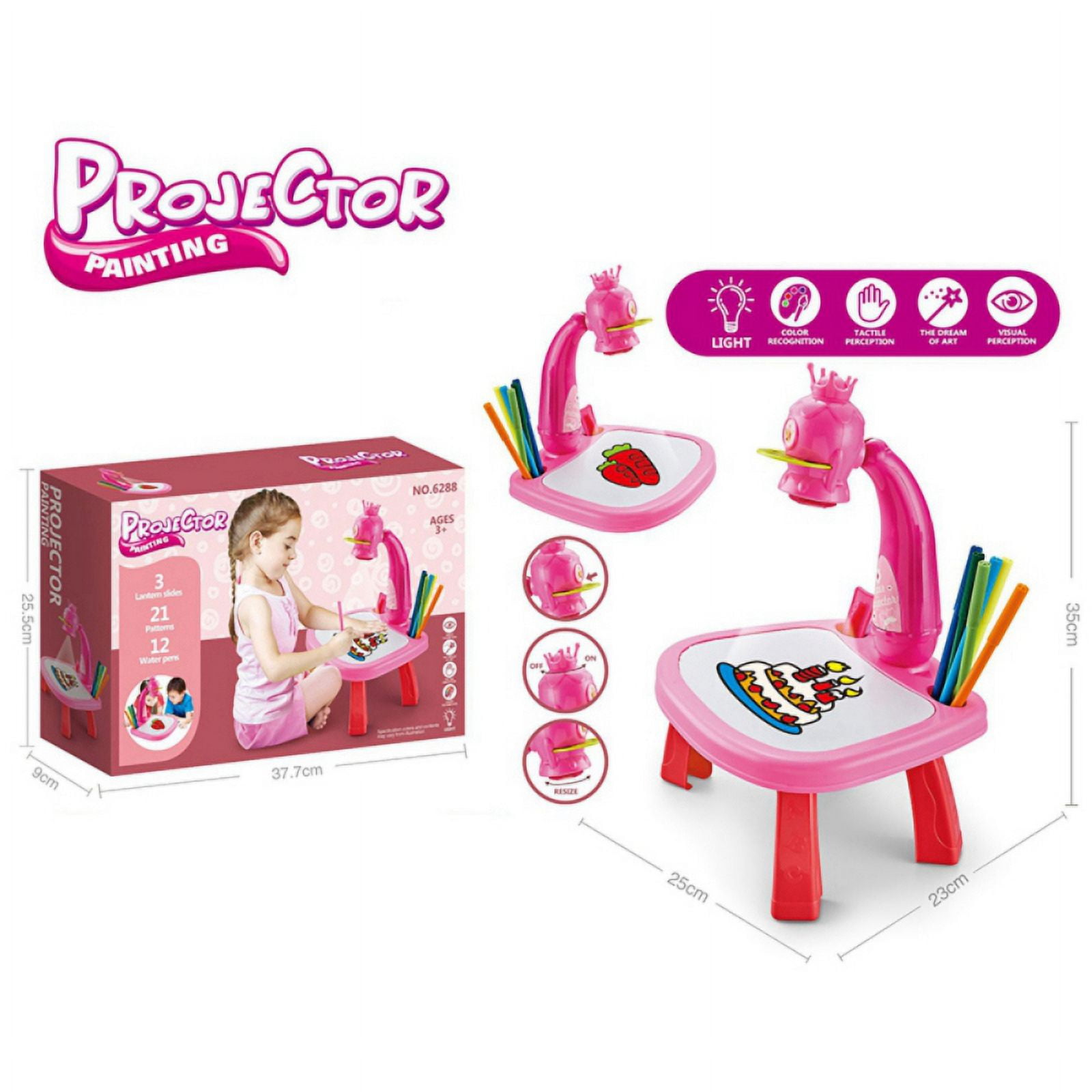 Children's graffiti color drawing board, children's projection painting ...