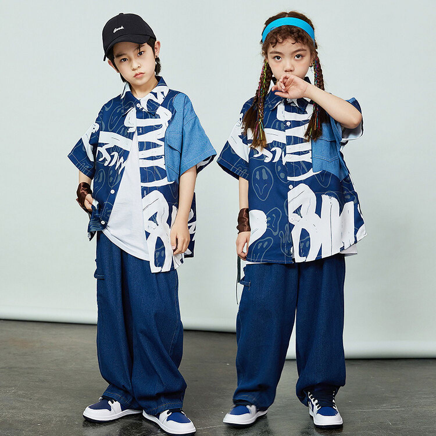 Children's hip hop Hip Hop Hip Hop Jazz Dance suit children's fried ...