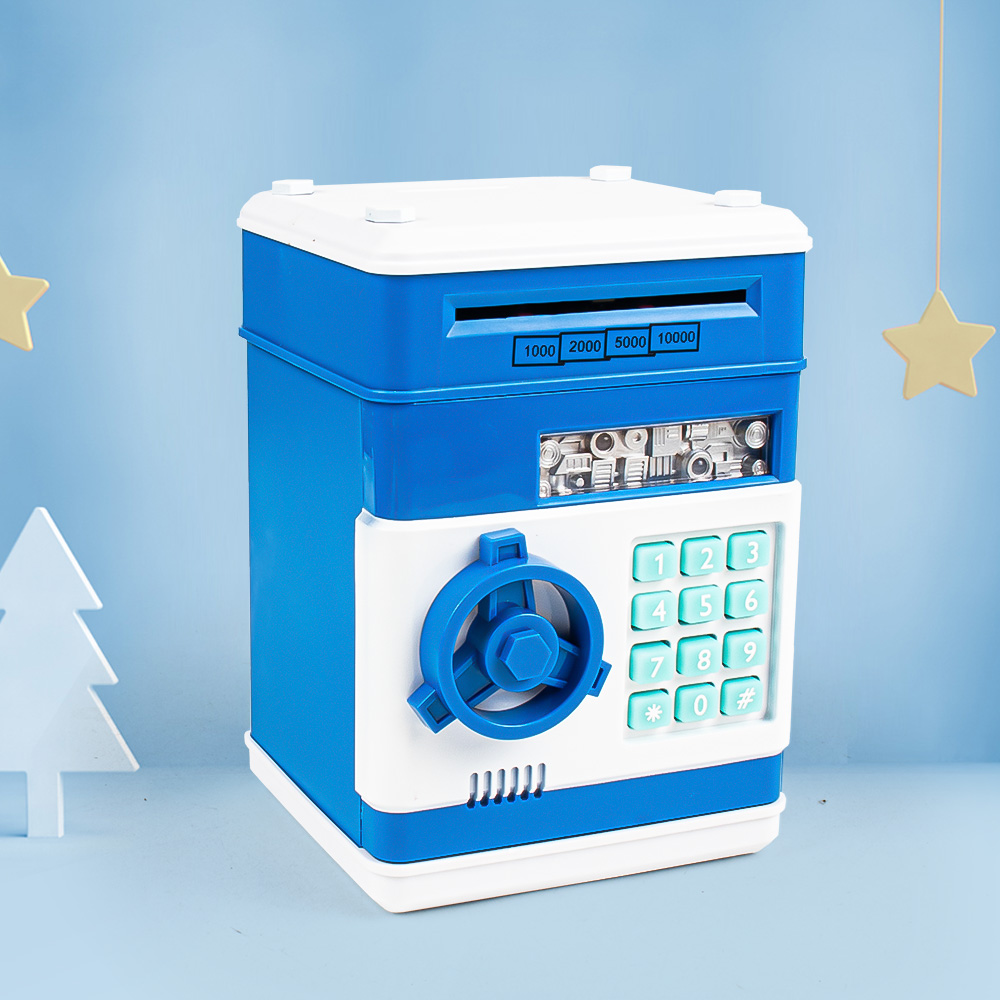 Children's interactive mini ATM bank toy, piggy bank with automatic ...