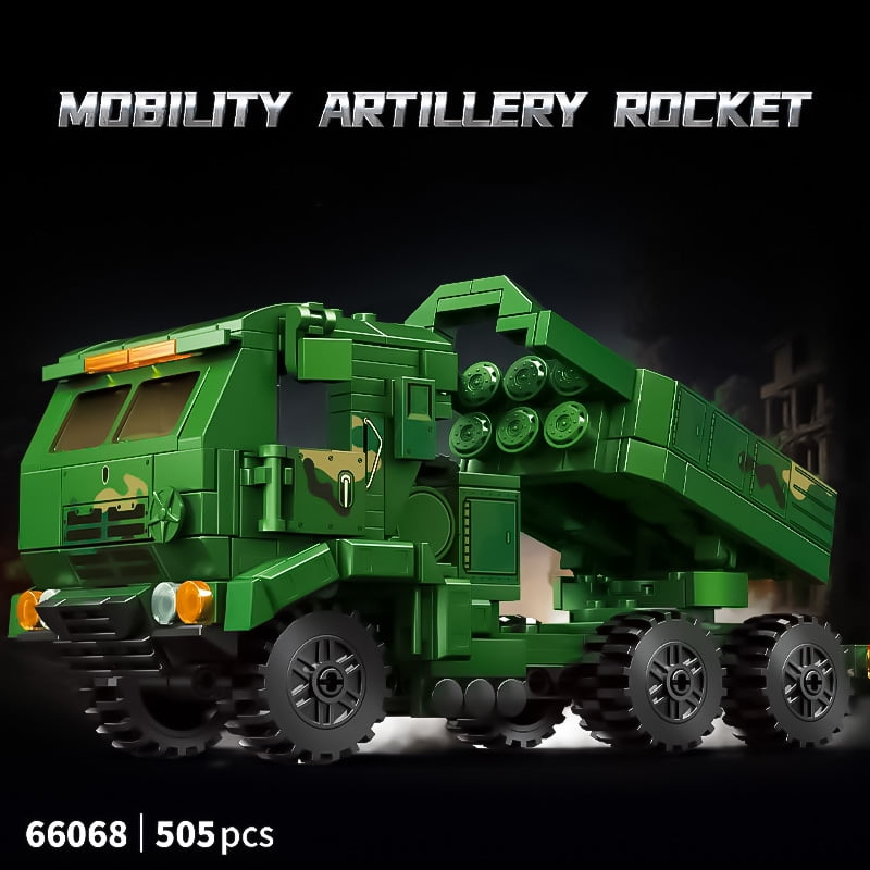 Children's puzzle assembly building blocks small caterpillar tracked ...