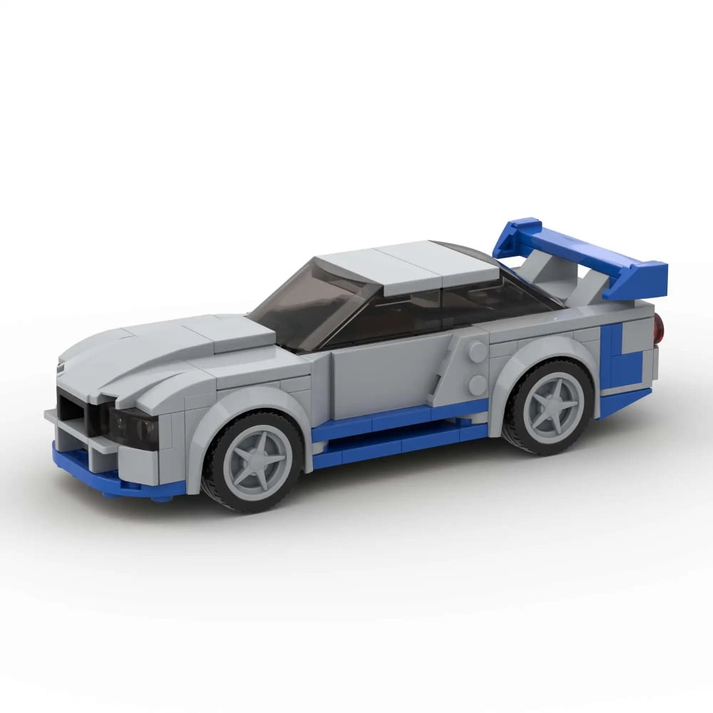 Children's racing and sports car puzzle toys made of building blocks ...