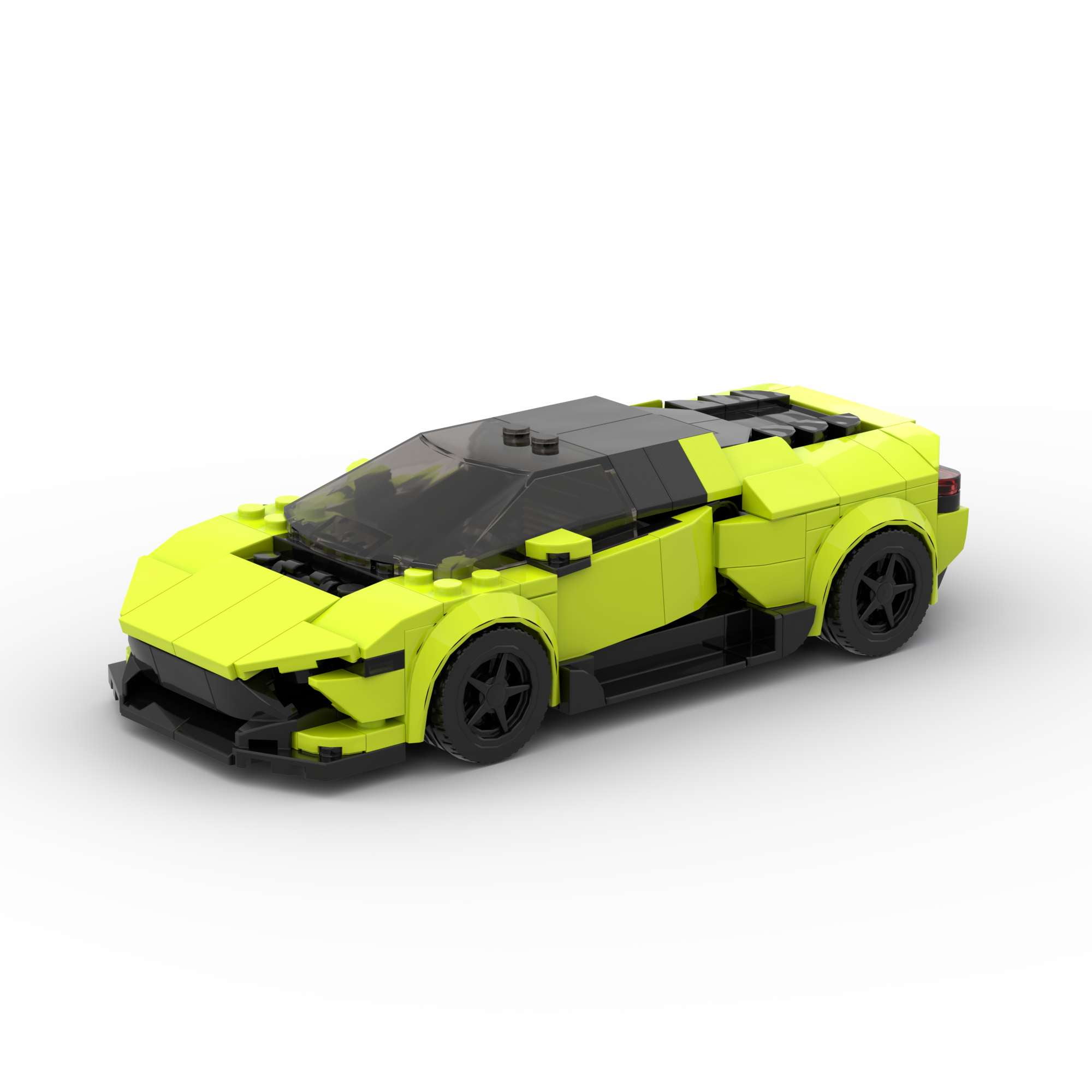 Children's racing and sports car puzzle toys made of building blocks ...
