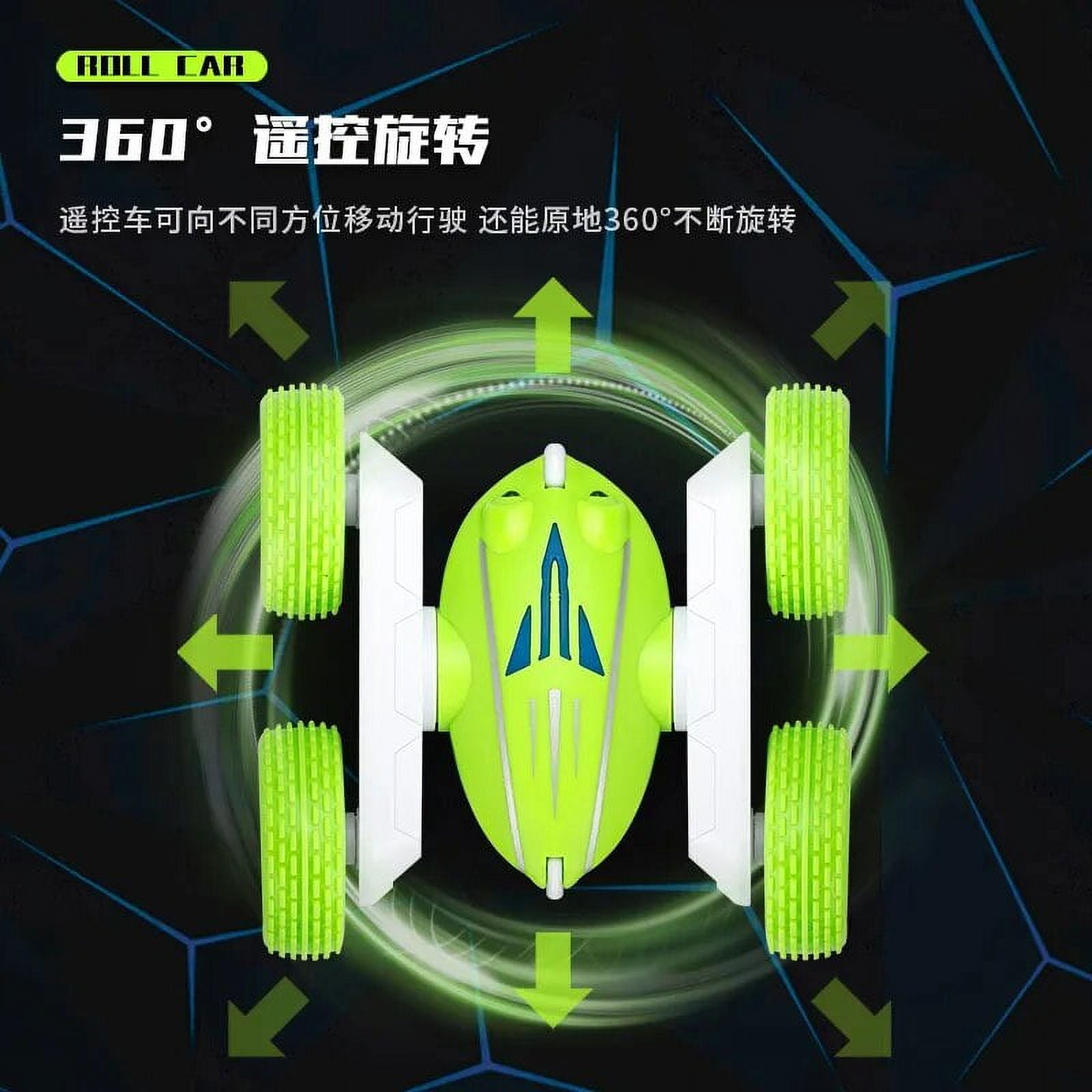 Children's remote-controlled mini car rollover double-sided stunt car 360 degree tipper off-road ...