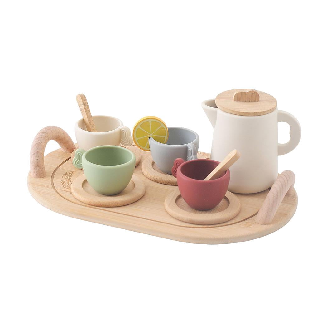 Children' s silicone afternoon tea set with silicone 1 Set 2025 toys ...