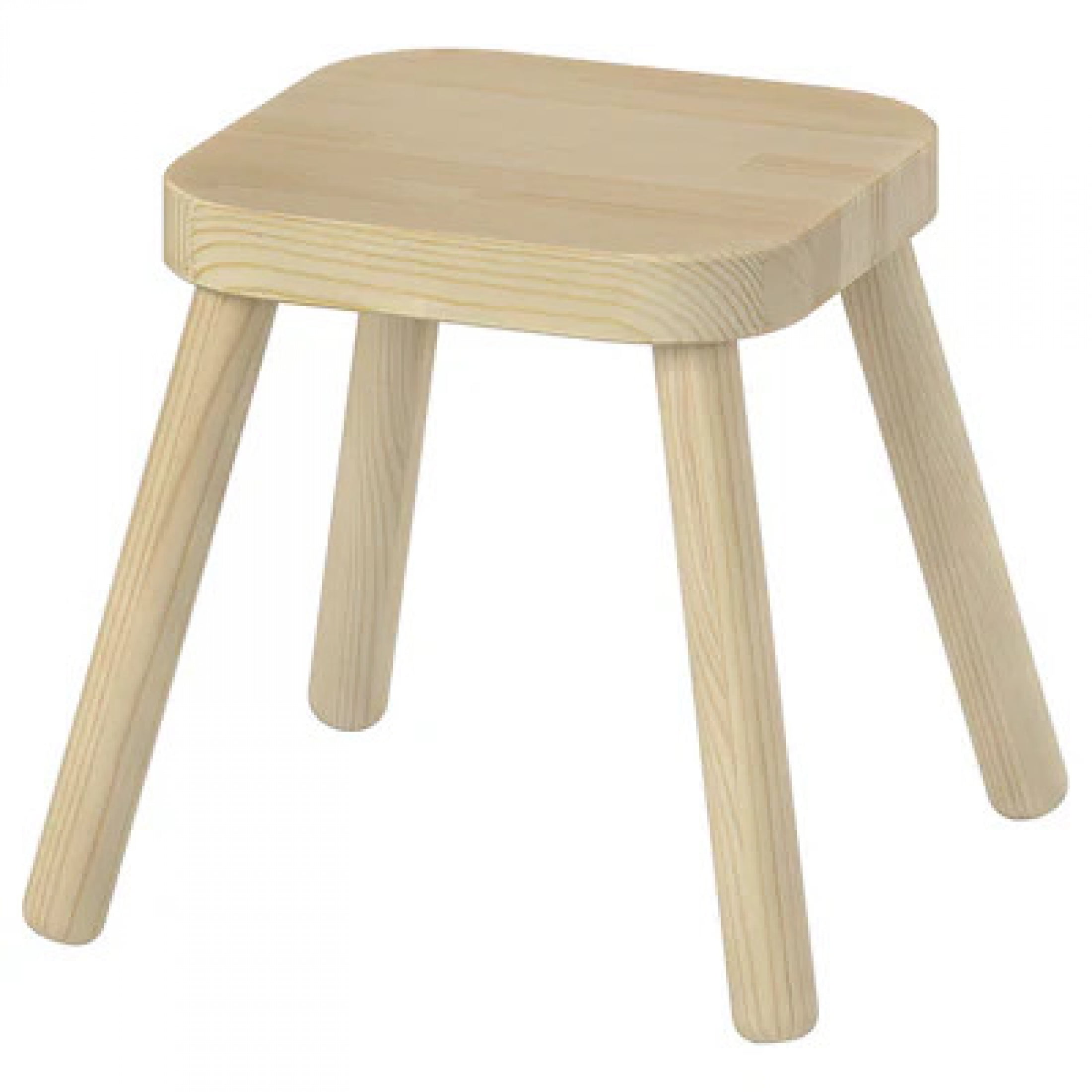 Children's stool, pine，Portable One Step Foot Stool Sitting Stool for ...