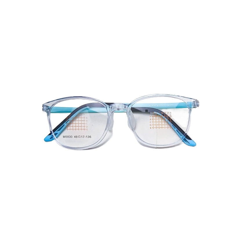 Children's student glasses oval glasses frame can be equipped with ...