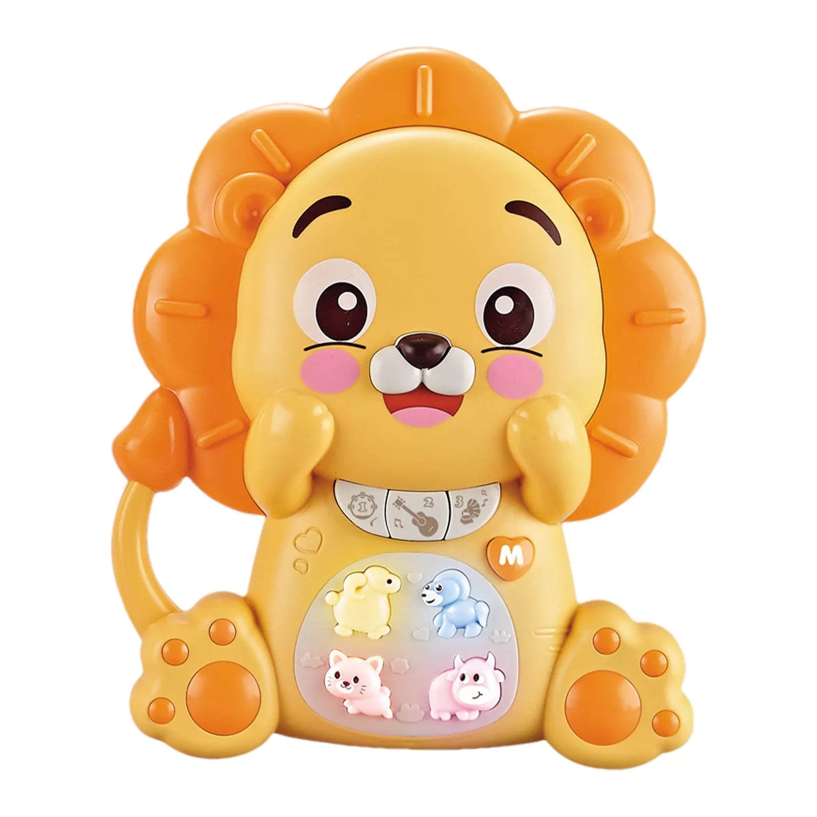 Childrens Animal Themed Electronic Piano Keyboard Toy Version A Plastic ...