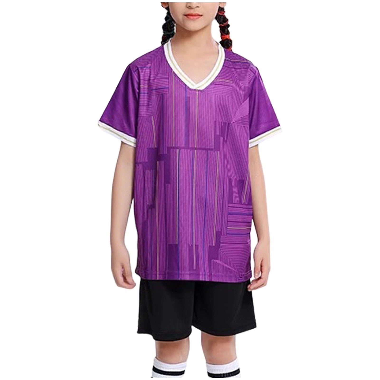 Childrens Badminton Training Outfit Set Girls Summer Elementary School ...