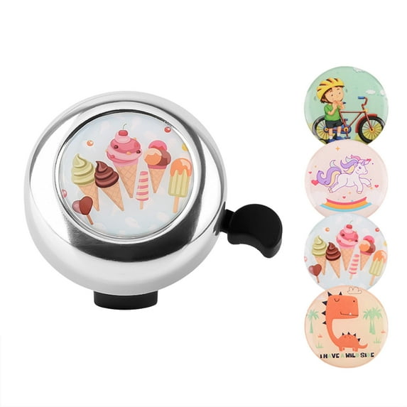 Childrens Bikes Handlebars Bells with Stickers Cute Bikes Bells for ...