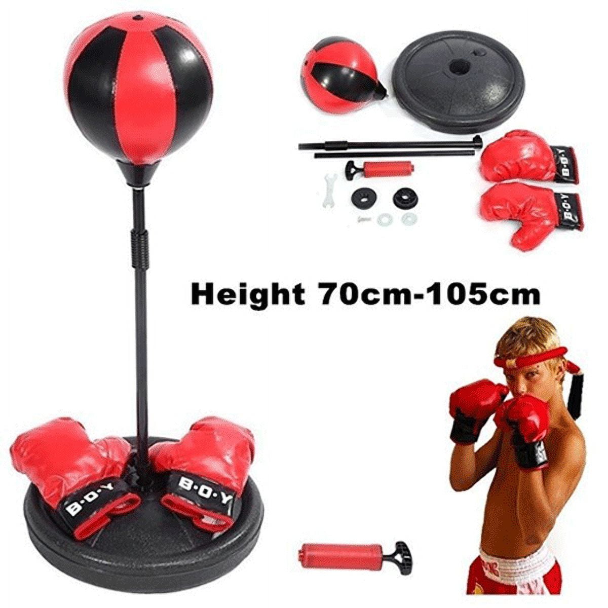 Children's Adjustable Boxing Set 70cm-105cm, Punching Ball Bag with ...