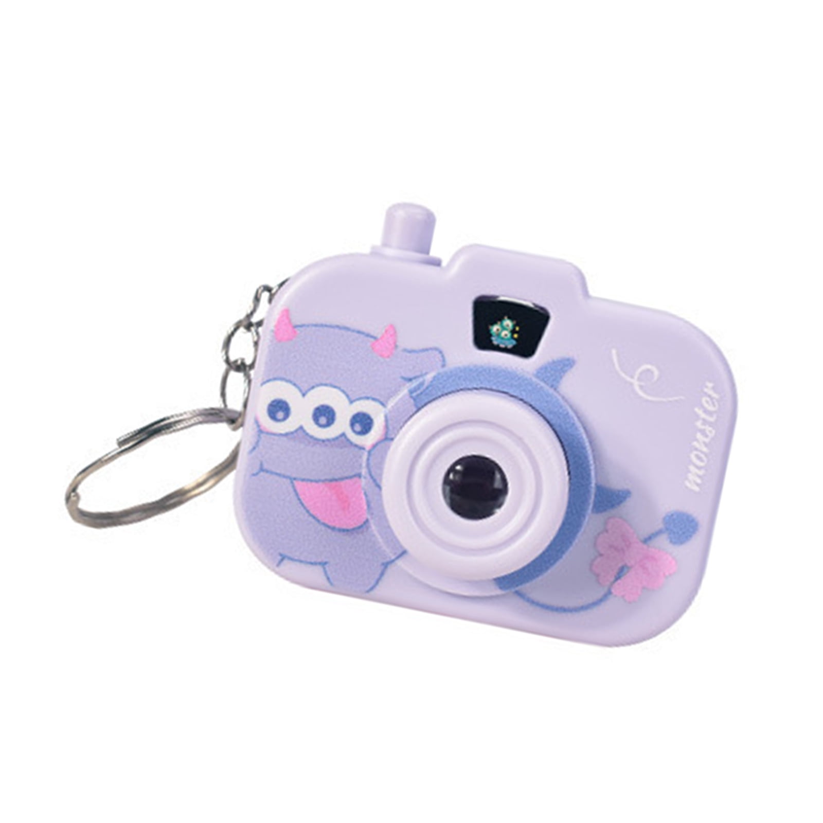 Childrens Cartoon Projector Keychain Camera Lightweight Plastic Toy For ...