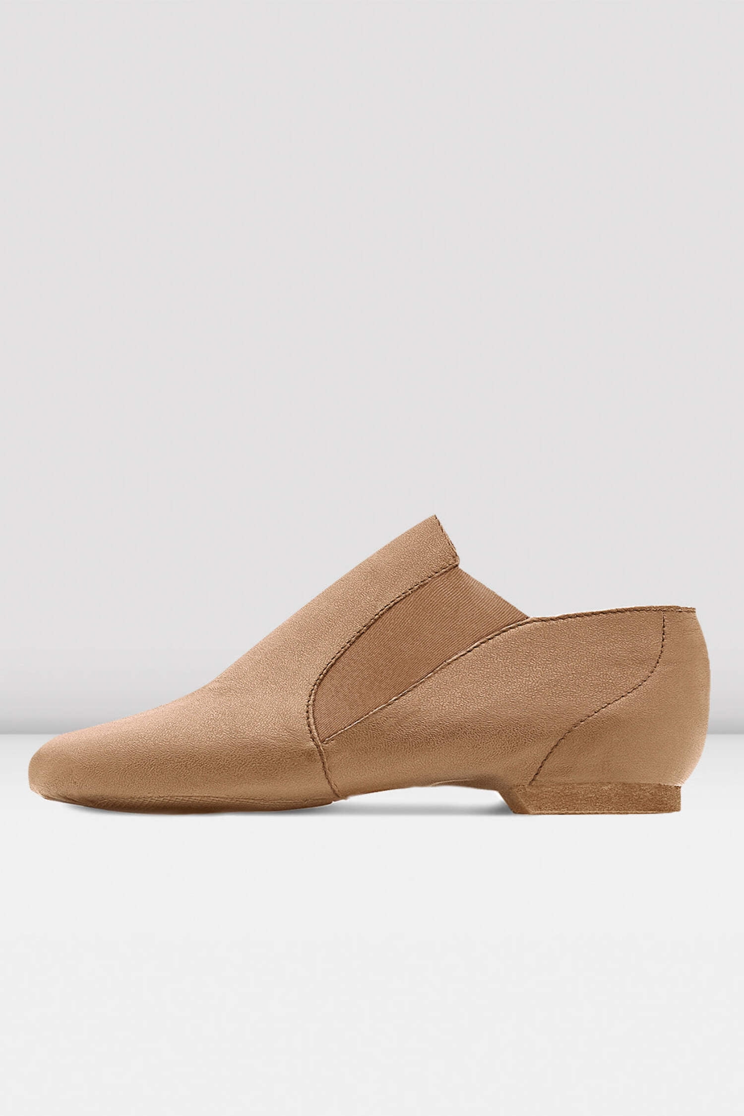 Childrens Dance Now Split Sole Leather Jazz Booties, Tan - Walmart.com