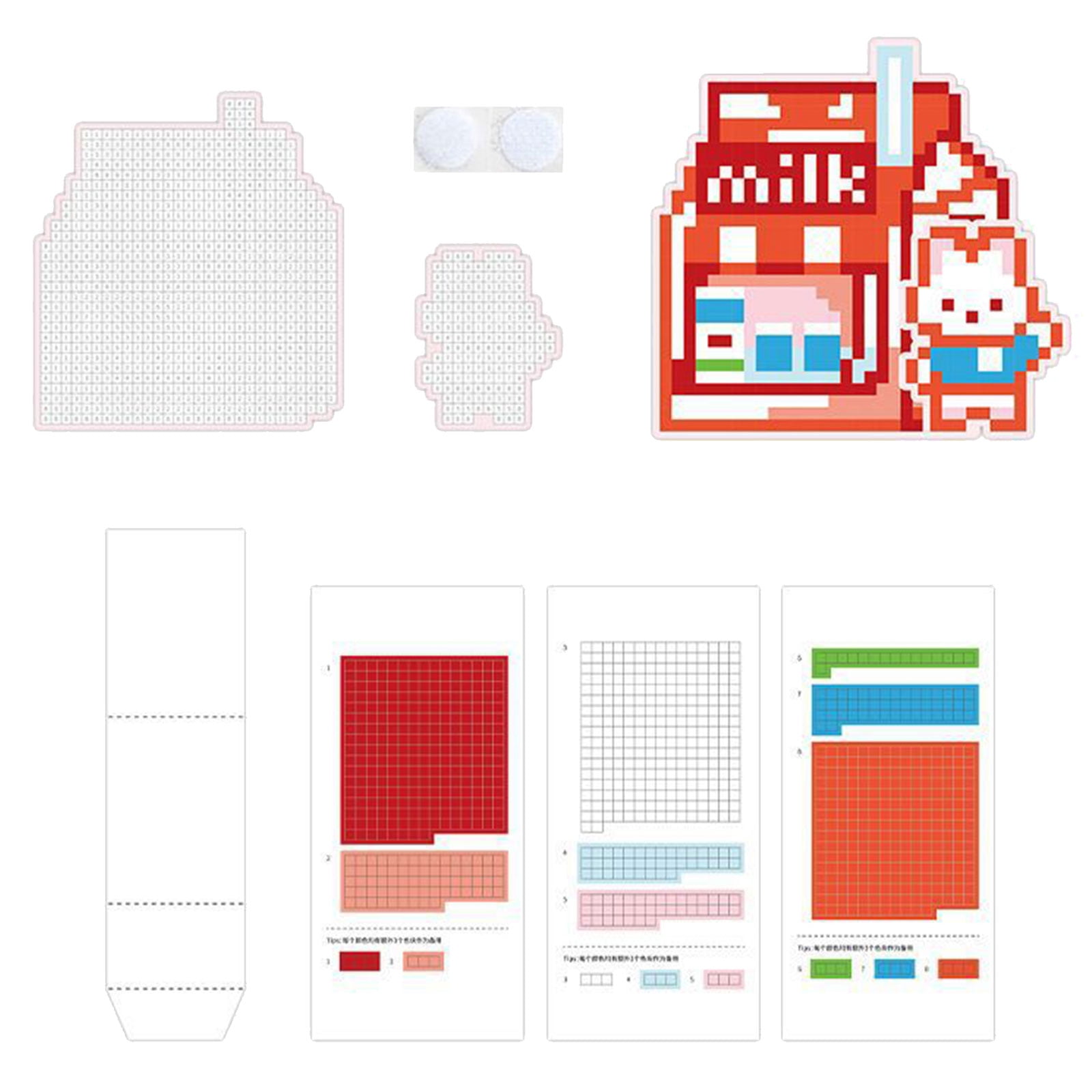 Childrens Educational Craft Sticker Set Not Glues Needed Reusable ...