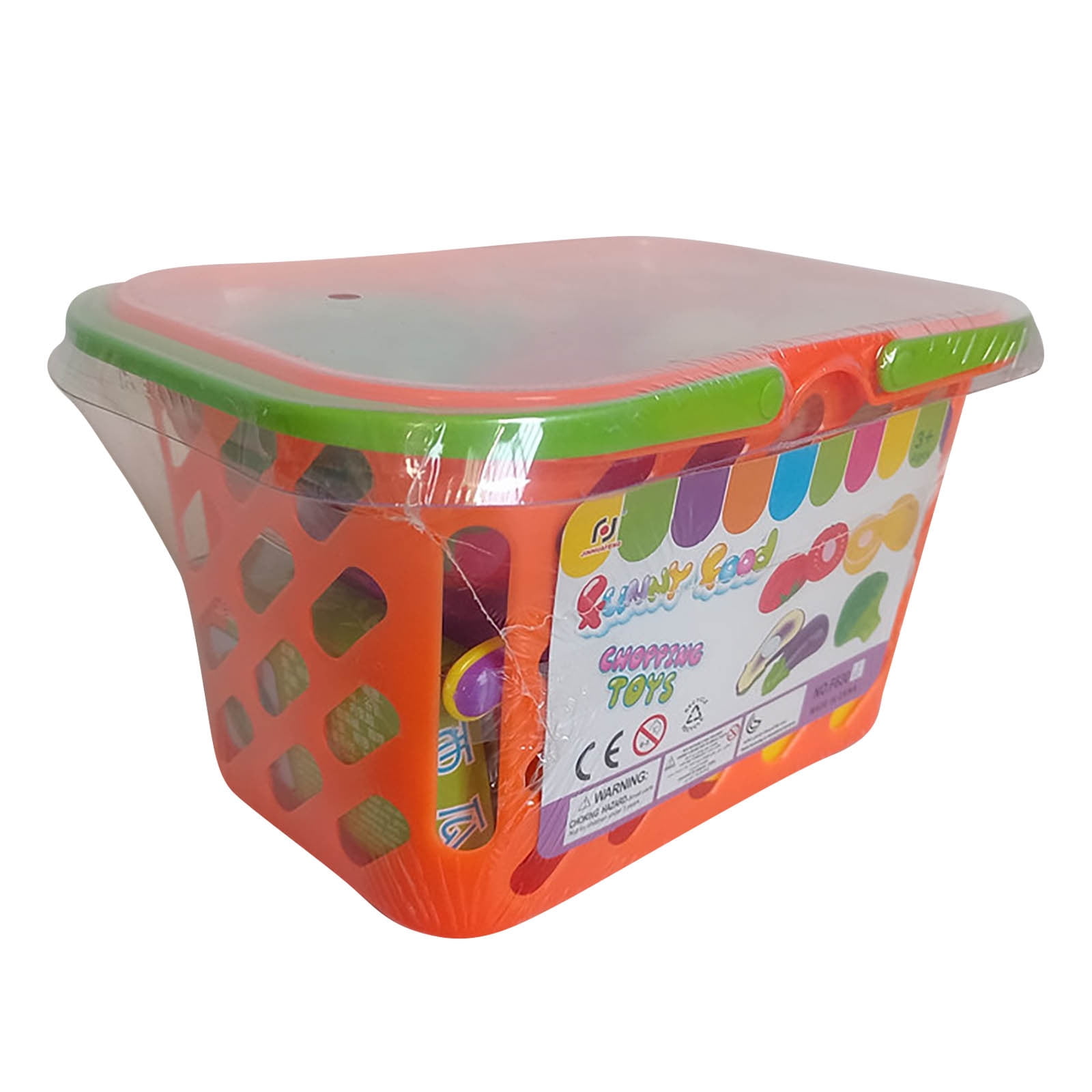 Childrens Educational Fruit Vegetable Cutting Play Food Set Pretend ...