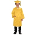 Childrens Graduation Dress Knitted Robe with Hat Shiny Graduation Gown ...