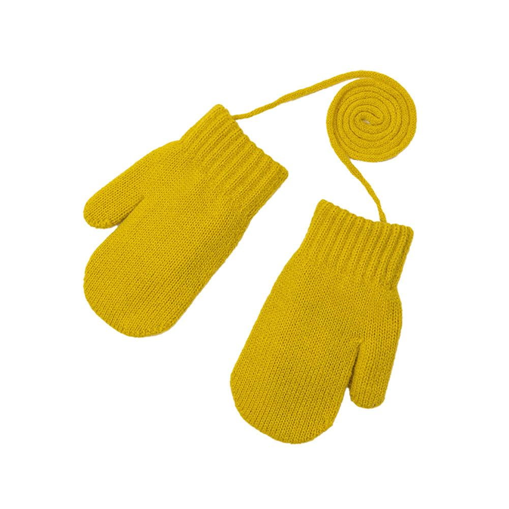 Childrens Halter Mittens Knitted Cold Resistant Finger Gloves Hanging ...