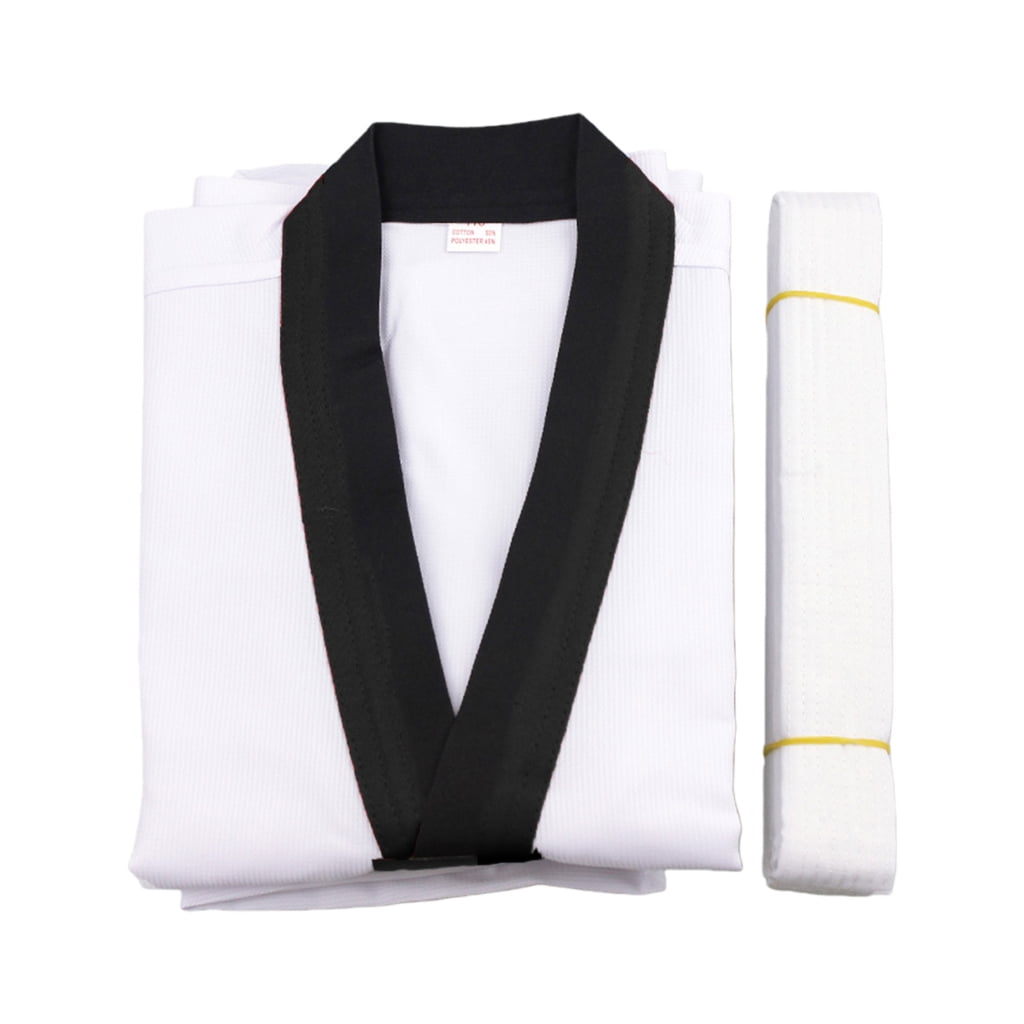 Childrens Karate Uniform Easy Wear Construction Wicking Fabric Karate ...