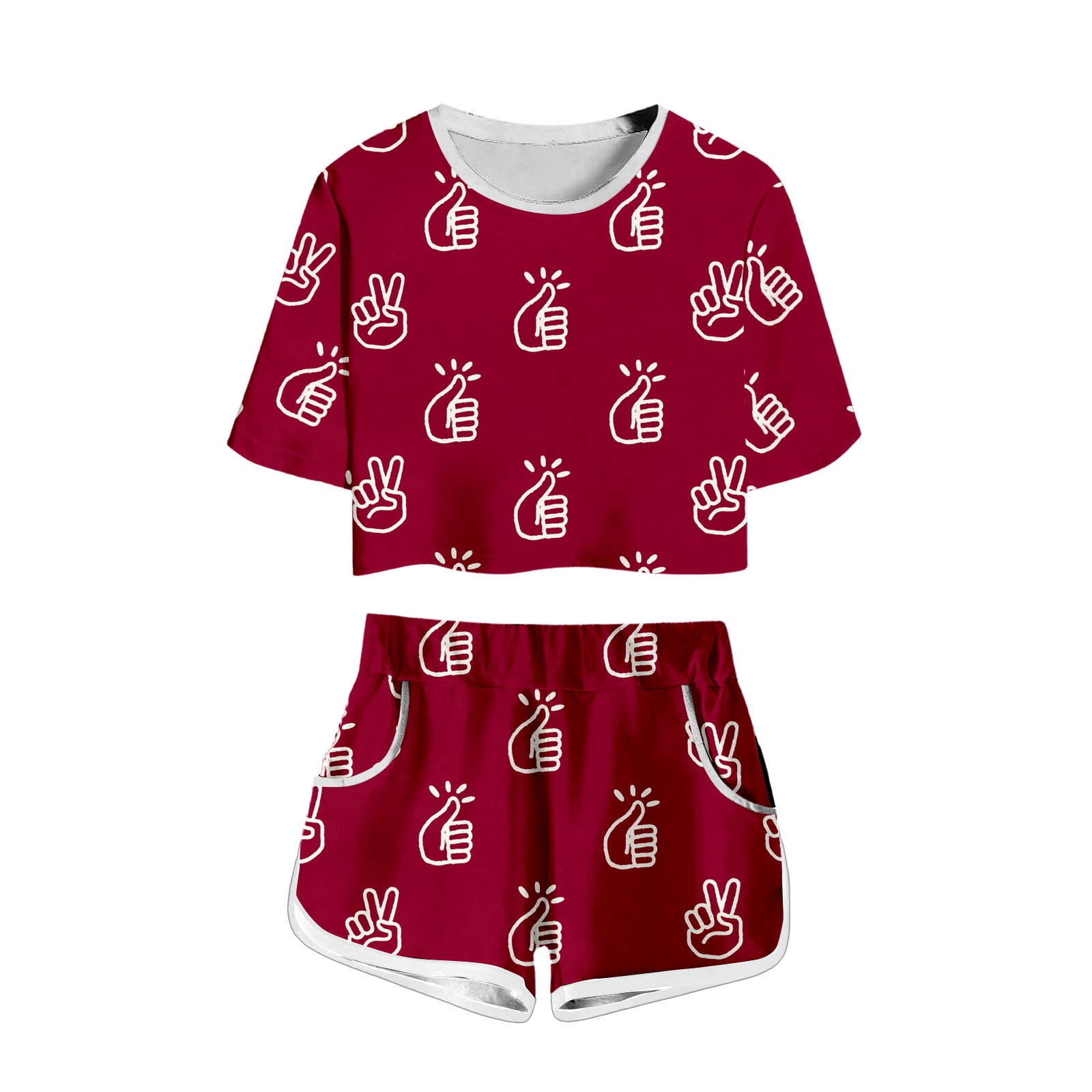 Childrens Outfits Short Sleeve Print Lightweight Cozy Boys Summer ...