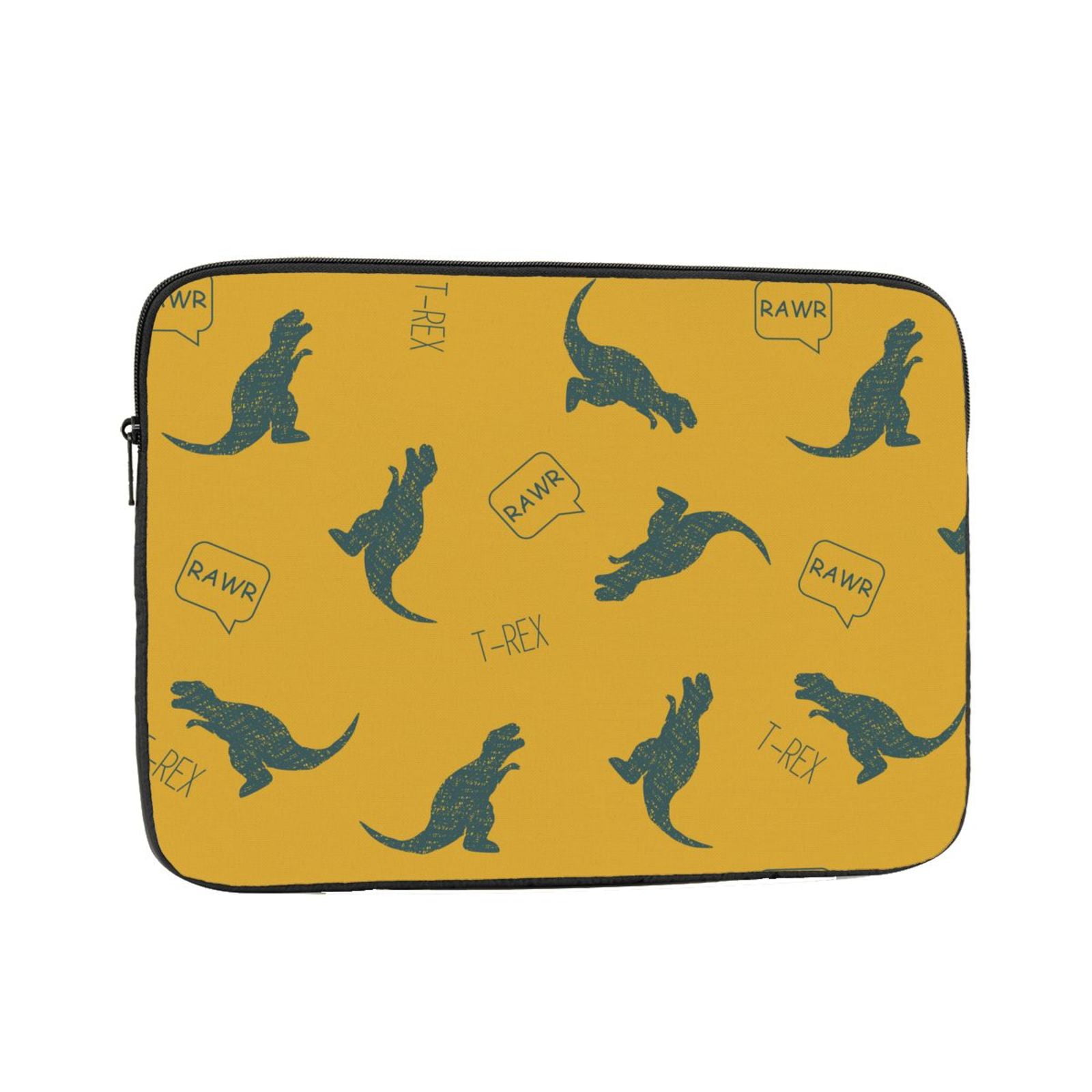 Childrens Pattern Dinosaur 15 inch Portable Laptop Sleeve Compatible ...