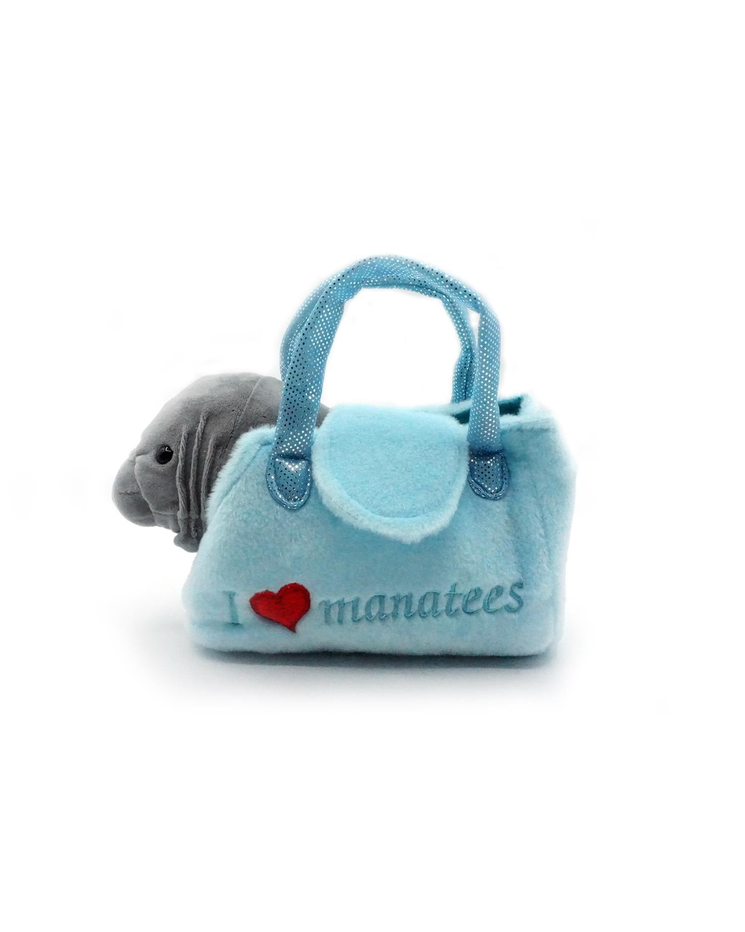 Childrens Plush Manatee And Purse Carrier Handbag, Manatee, Size: one ...